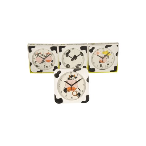 Műanyag Falióra Tehén Mintás 4 Féle 20cm Tábla Fotóalbum