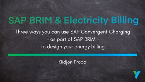 Sap Brim And Electricity Billing Vysion