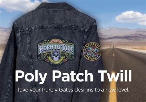 Poly Patch Twill — Purely Gates Embroidery