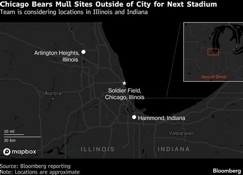 Chicago Bears Warm To Indiana Stadium Plan Pushing Illinois