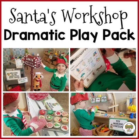 Santas Workshop Dramatic Play Pre K Printable Fun