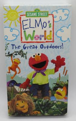 Sesame Street Elmos World The Great Outdoors Vhs Video Animals