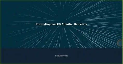 Preventing MacOS From Detecting Monitor Disconnected Changes On Switchbox