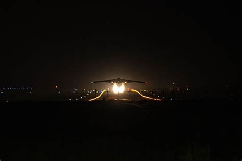 Stealth Bomber At Night