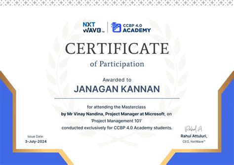 Janagan Kannan On Linkedin Nxtwave Projectmanagement Coding
