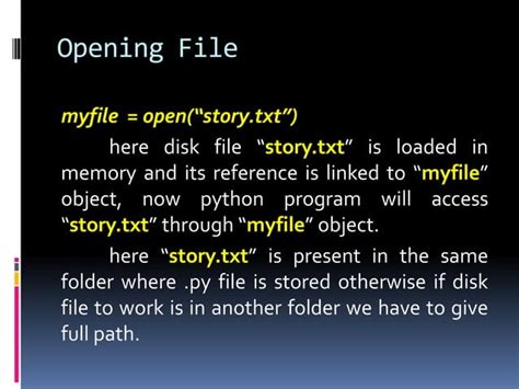 File Handling In Python To Understand Basic Operations Pptx Programming Languages Computing