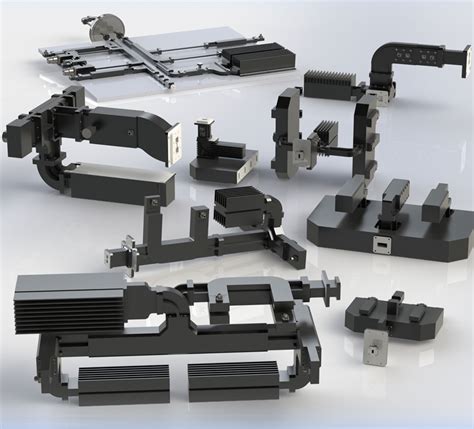 Wideband Double Ridge Waveguide High Power Rf Combiner Assembly