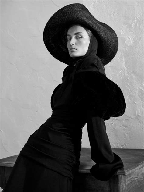 Andreea Diaconu Black And White Cover Editorial Unconditional Magazine