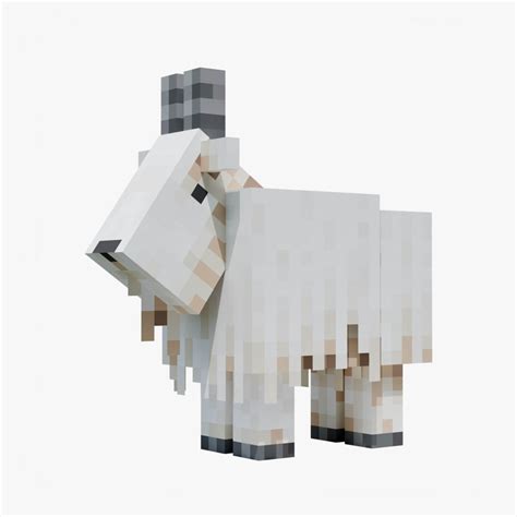 Goat Minecraft 3d Model By Fantasy999d