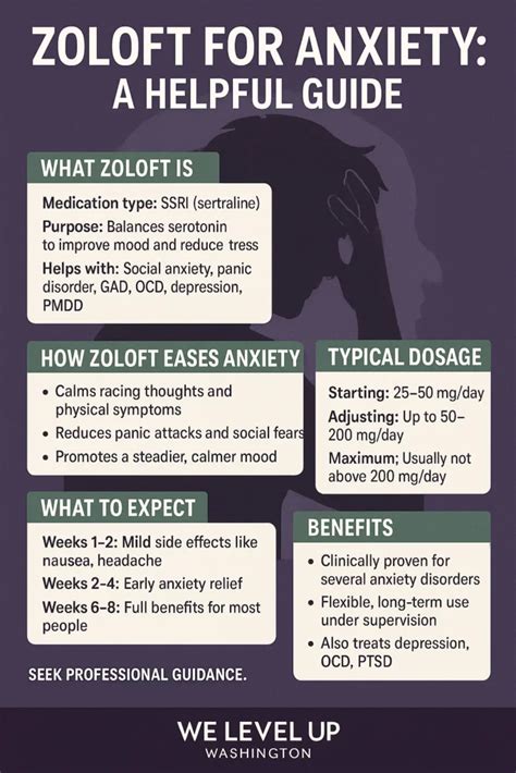 Zoloft For Anxiety Benefits Side Effects And Treatment Help