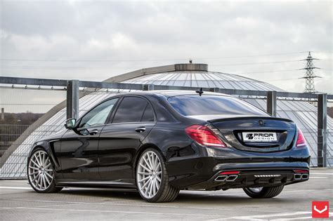 Black Mercedes S Class Fitted With Prior Design Body Kit —
