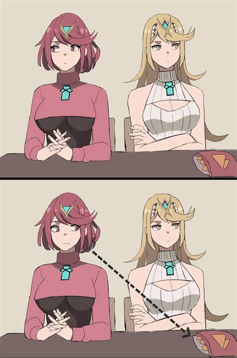 Pyra And Mythra ~ Doritos Kiss Xenoblade 2 Rwholesomeyuri
