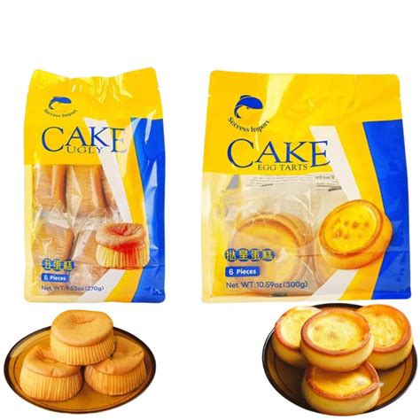 Success Import Egg Tarts Cake And Ugly Cake 12 Pieces 300g 270g Snack