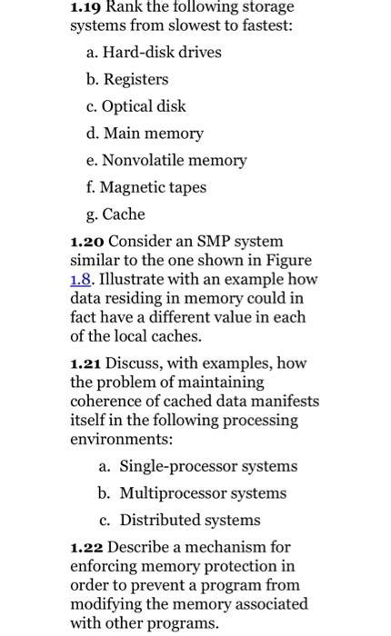 Solved 112 How Do Clustered Systems Differ From
