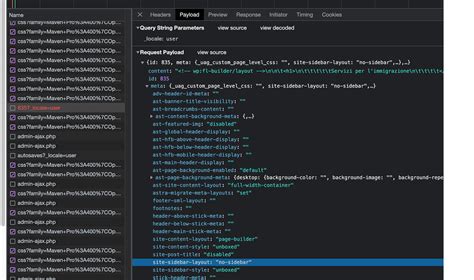 Cannot Edit Pages Unable To Update The Meta Value Of Site Sidebar Layout In The Database
