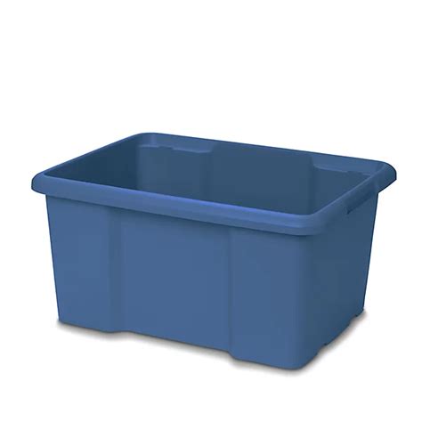 Form Fitty Blue 26l Plastic Stackable Storage Box