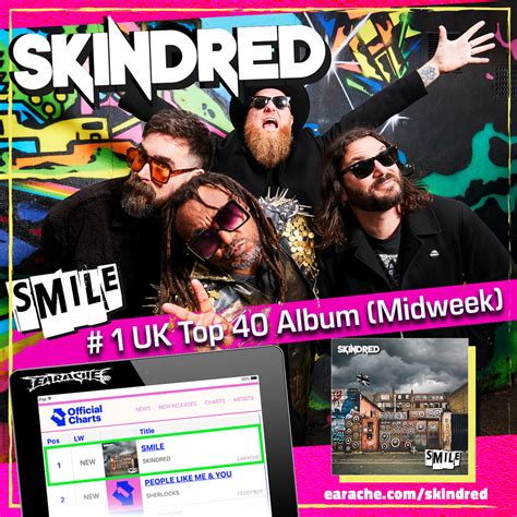 Skindred Are At Number One In The Uk Midweek Official… Kerrang