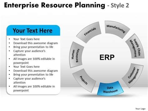 PowerPoint Template Editable Enterprise Resource Ppt Themes