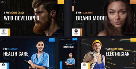 Myintro Resume Cv Portfolio Bootstrap 4 Template By Dexignlabs
