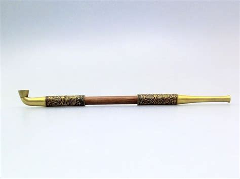 Kiseru Bamboo Metal Kiseru Japanese Pipe With Design Catawiki