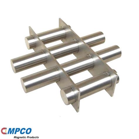 8 Inch Buy Round Magnetic Hopper Grill Separator 1 Layer 4 Bars Mpco