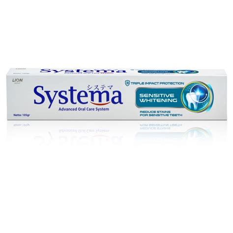Jual Systema Toothpaste Sensitive White 105gr Indonesiashopee Indonesia