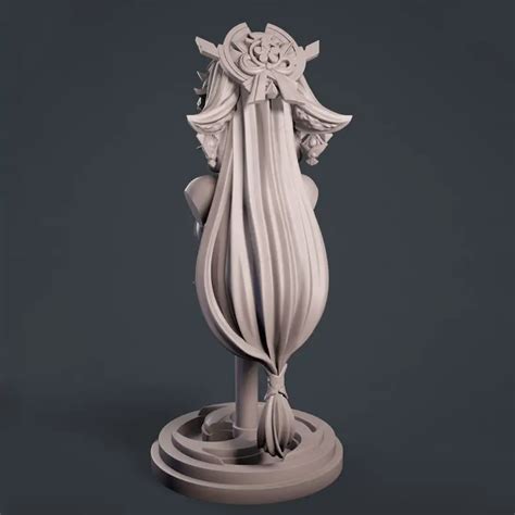 Yae Miko Bust 3d Printing Model Stl