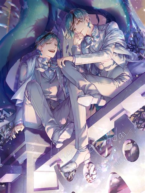 Floyd Leech And Jade Leech Twisted Wonderland Drawn By Doro