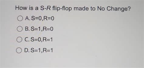 solved how is a t type flip flop made to toggle a t 1 b