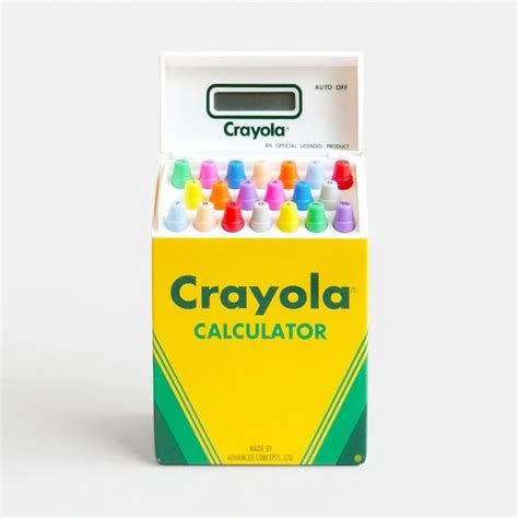 Crayola Calculator 1994 Crayola Ts Retro Gadgets