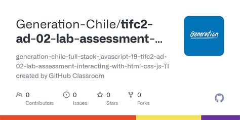 Tifc2 Ad 02 Lab Assessment Interacting With Html Css Js Estebancmlinstructionsmd At Main