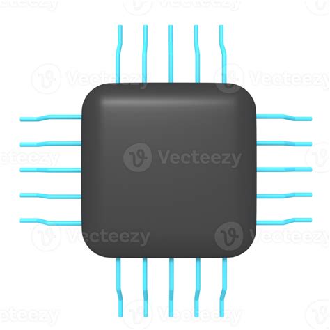 3d Icon Of Chip 24169539 Png