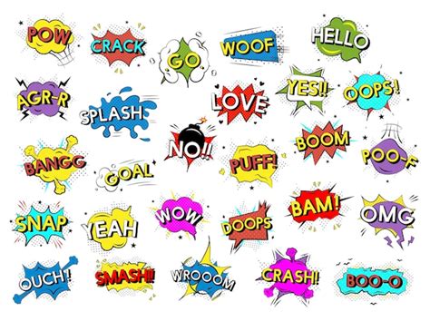 Vector De Explosión Pow Vector Gratis