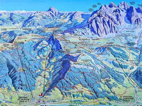 Dolomites Hiking Map