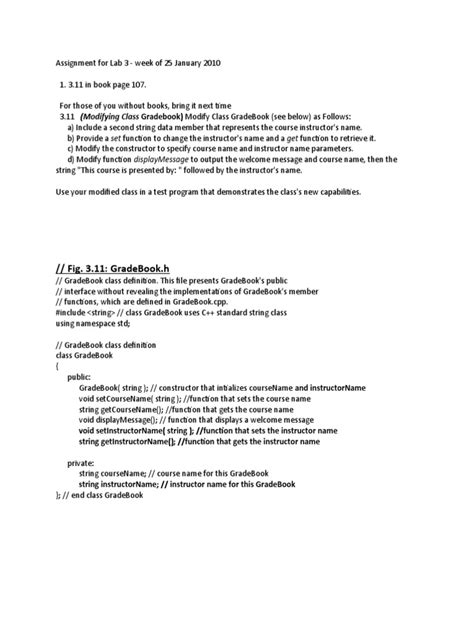 Assignment For Lab 3 Pdf Class Computer Programming Subroutine