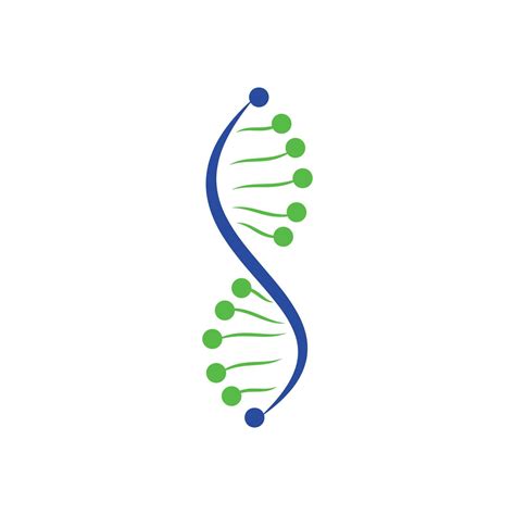 Science Genetics Vector Logo Design Genetic Analysis Research Biotech