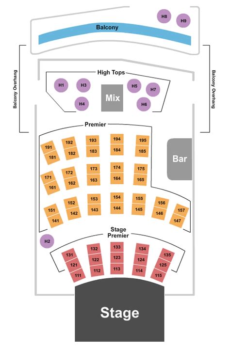 City Winery Chicago Seating Chart Detailed City Winery Chicago