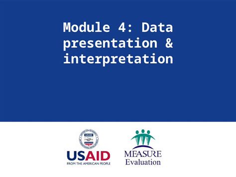 (PPT) Module 4: Data presentation & interpretation. Module 4: Learning objectives Understand ...