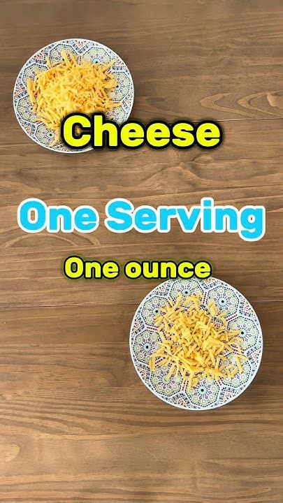 What Does One Serving Of Cheese Look Like Eatright Food Oneserving