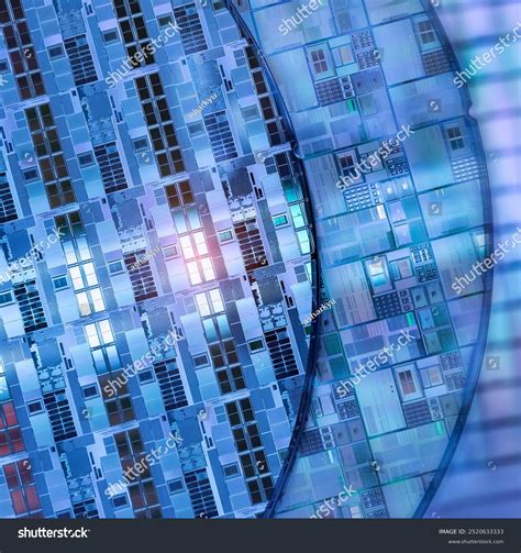 Silicon Wafer Manufacturing Semiconductor Integrated Circuit Stock
