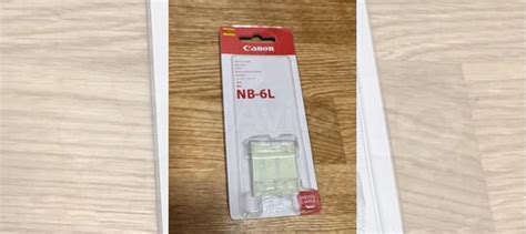 Аккумулятор Canon NB-6L новый купить в Москве с доставкой | Электроника ...