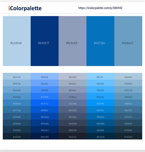 44 Light Blue And Navy Color Palettes And Gradient Ideas Icolorpalette