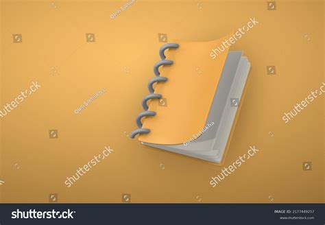 Cute Cartoon Notepad Pencil Realistic 3d Stock Vector Royalty Free 2177449257 Shutterstock