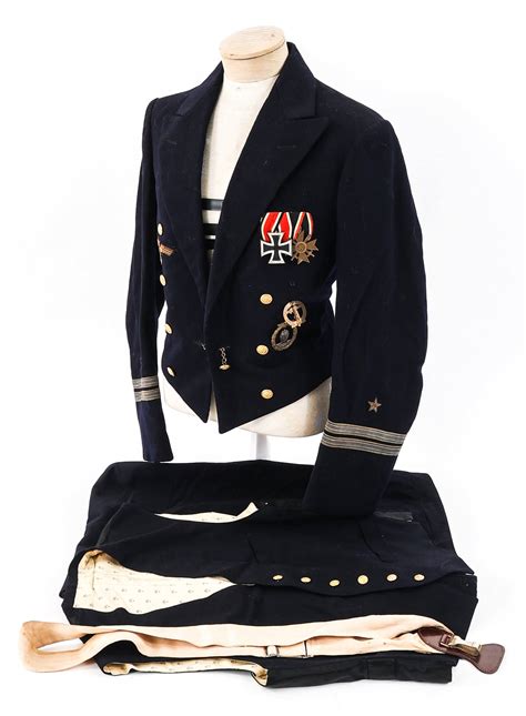 Wwii German Kriegsmarine U Boat Commander Uniform Auction