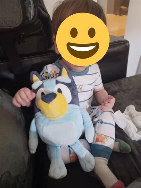 Son Got His First Bluey Stuff She Talks R Bluey
