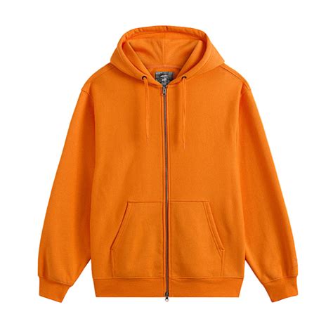 Vans Atiba Zip Up Hoodie Solar Orange