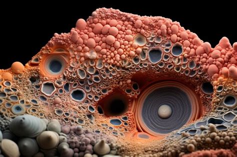 Landscape Jasper Viewed Through An Electron Premium AI Generated Image