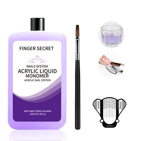 Acrylic Liquid Monomer 120ml 4 2fl Oz Nail Acrylic Liquid Nail Liquid Monomer Liquid