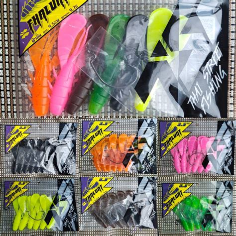 เหยื่อยาง ฟ้าลั่น Fhalunt Tsf ค่ายพริ้ม ขนาด 3 5 นิ้ว น้ำหนัก 9 7 กรัม Tblure Shopee Thailand