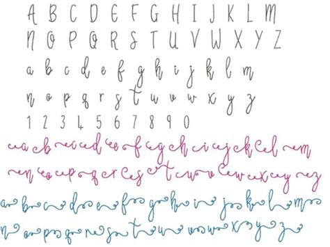 Best Machine Embroidery Script Fonts Emdigitizing